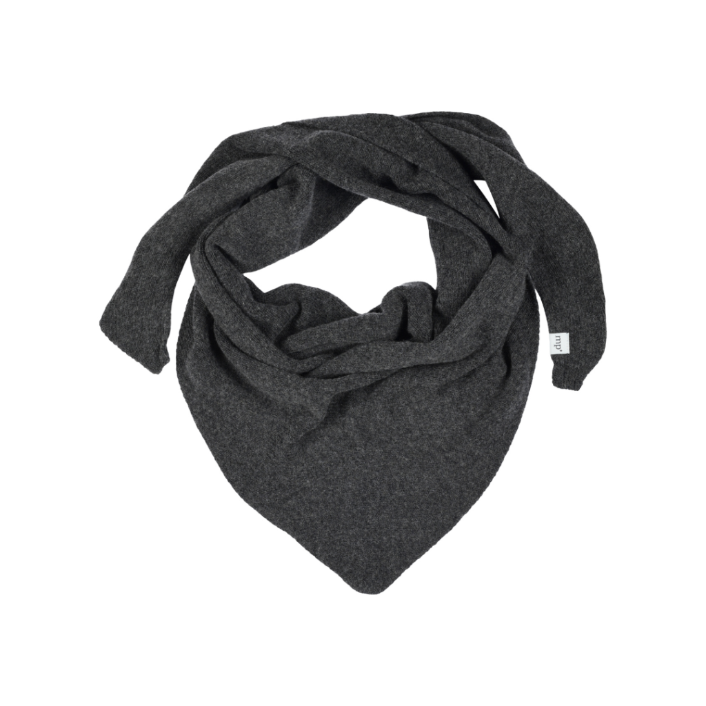 MP Denmark - Copenhagen Scarf, Dark Grey Melange - Merci-Give