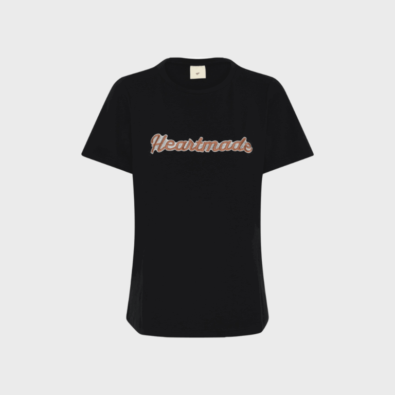Heartmade – Efia logo T-shirt, Black - Merci-Give