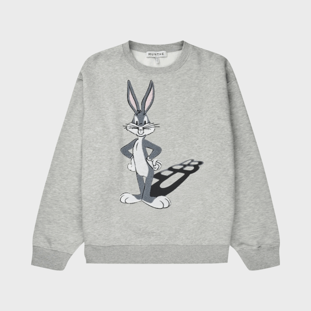 Munthe - Lami Sweatshirt, Light Grey - Merci-Give