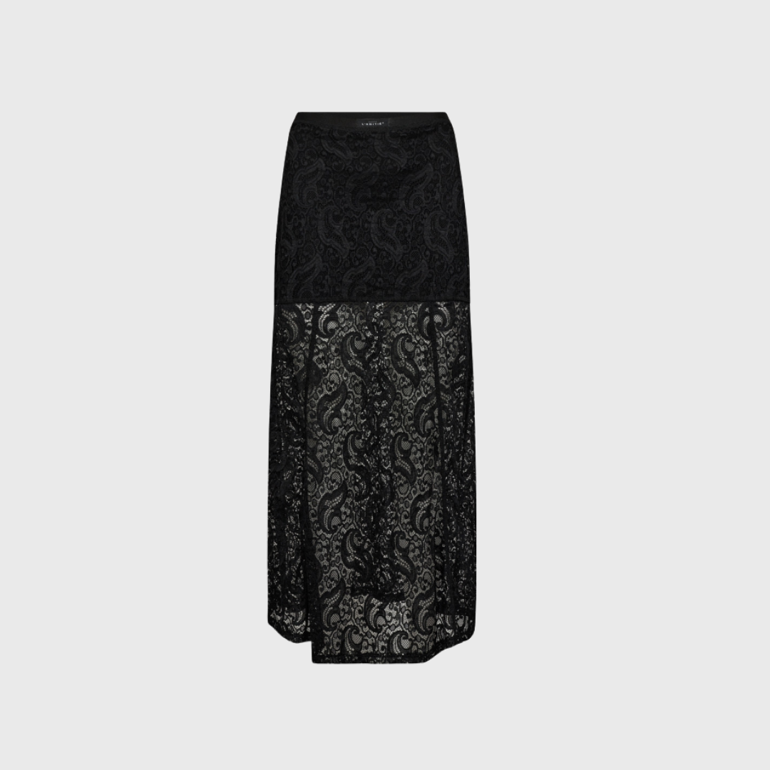 Haute L’amité – Summer Lace Nederdel – Sort - Merci-Give